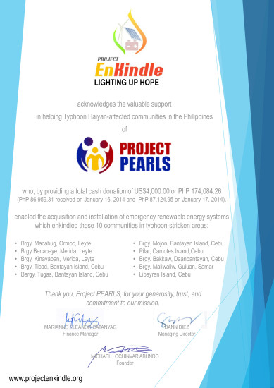 Project Enkindle - Project PEARLS - Project PEARLS