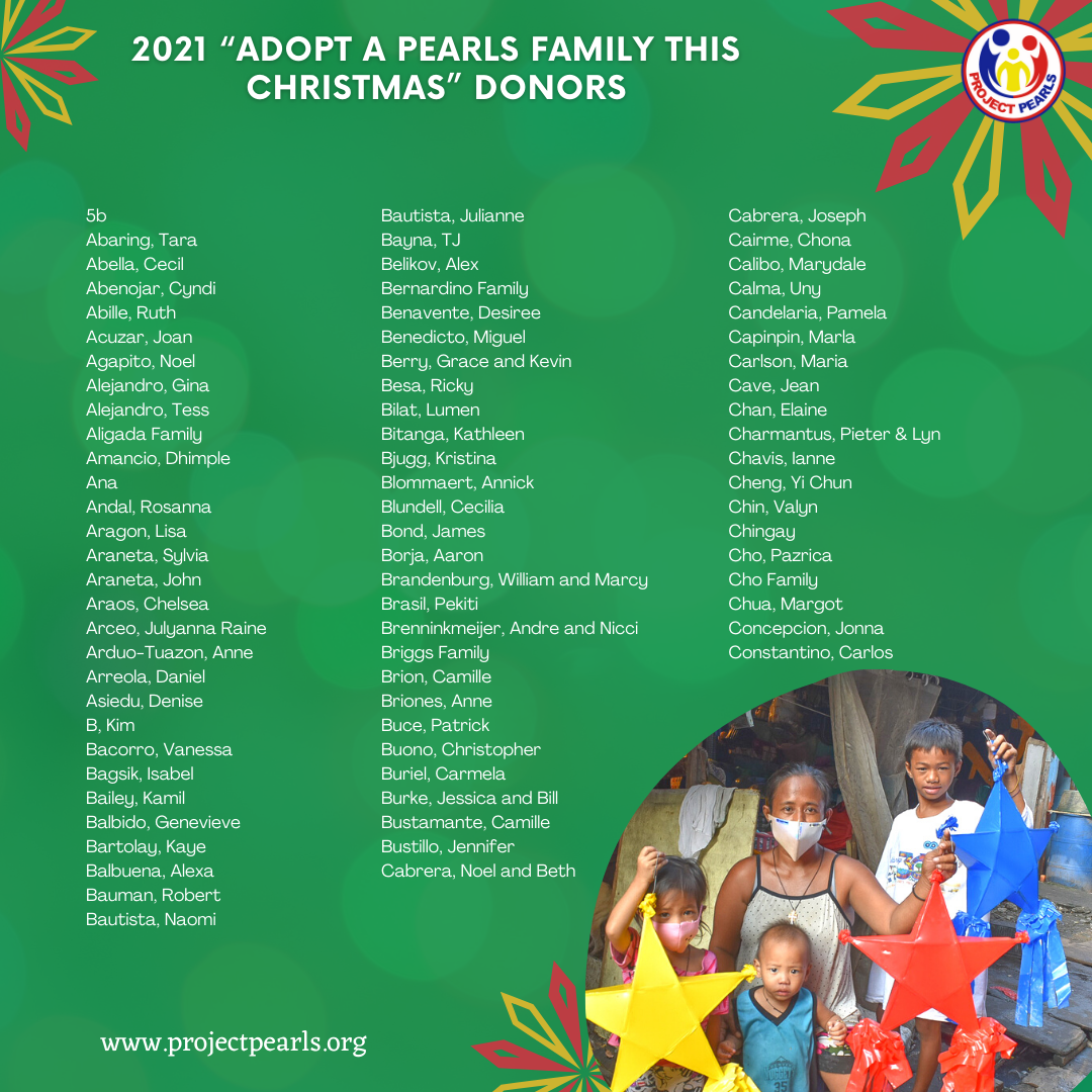 Project PEARLS is Ending 2021 with So Much Gratitude - Project PEARLS ...