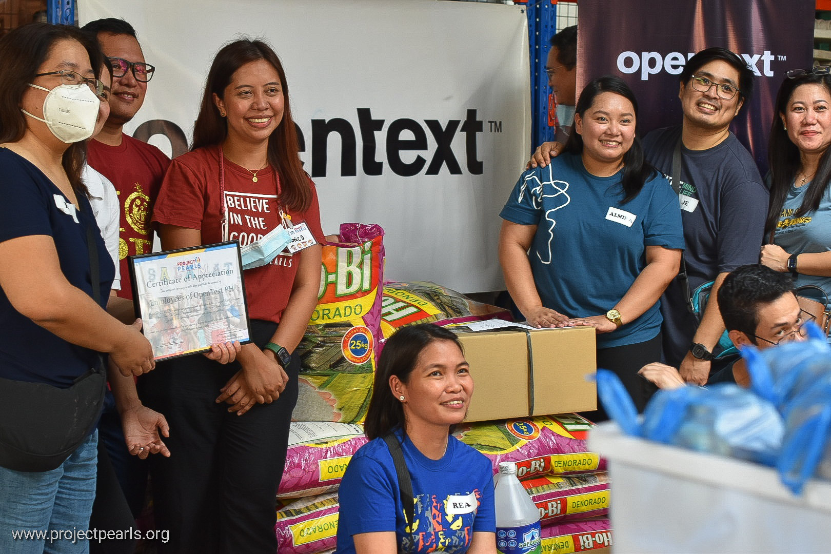 Hunger Relief Sponsored by OpenText - Project PEARLS - Project PEARLS