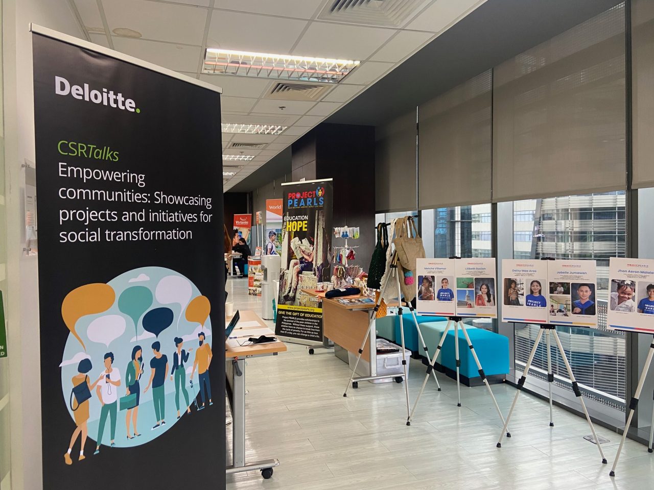 CSR Exhibit Day at Deloitte - Project PEARLS - Project PEARLS
