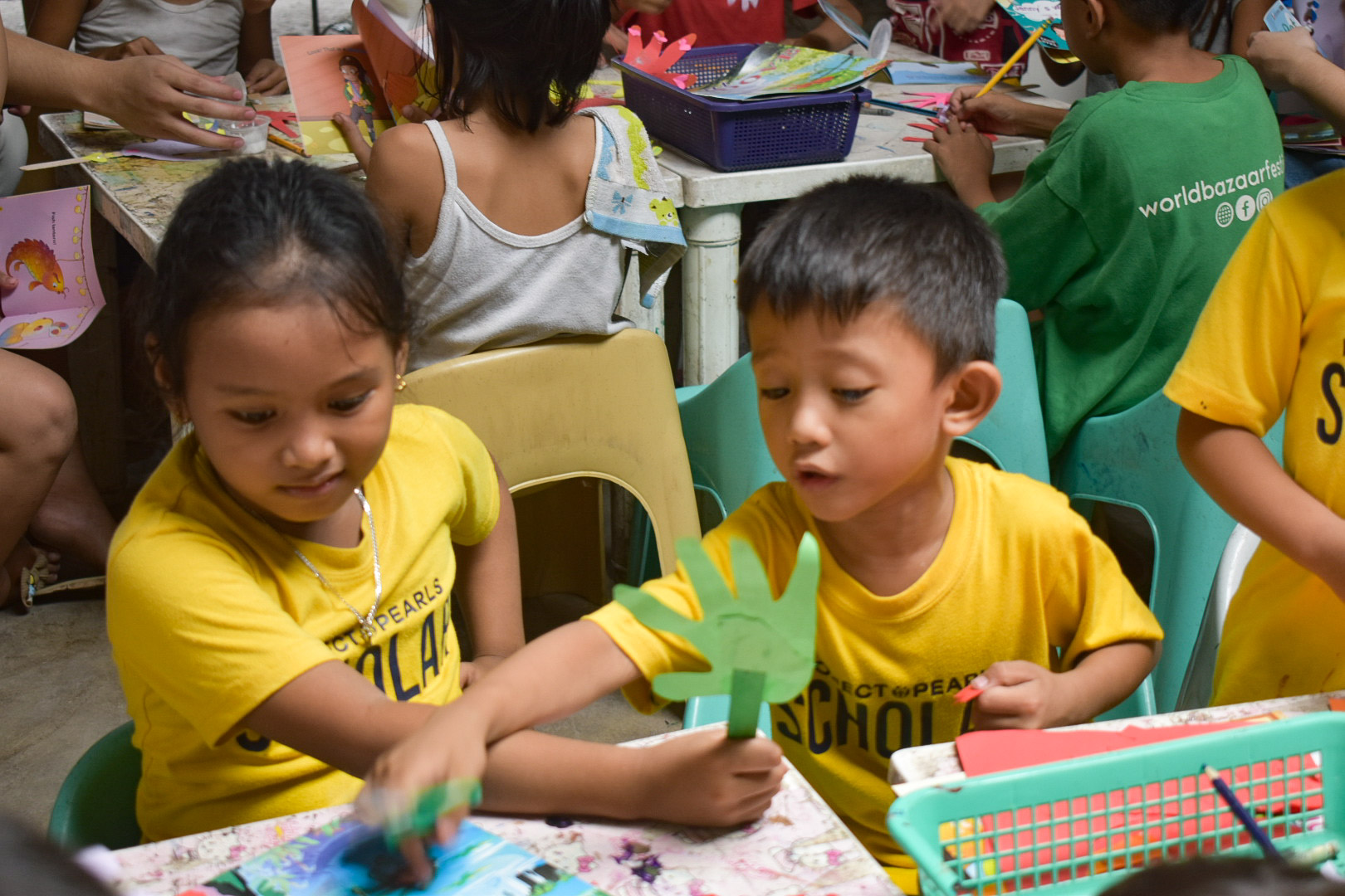 Brain Booster: National Read a Book Day - DIY Handprint Bookmarks ...