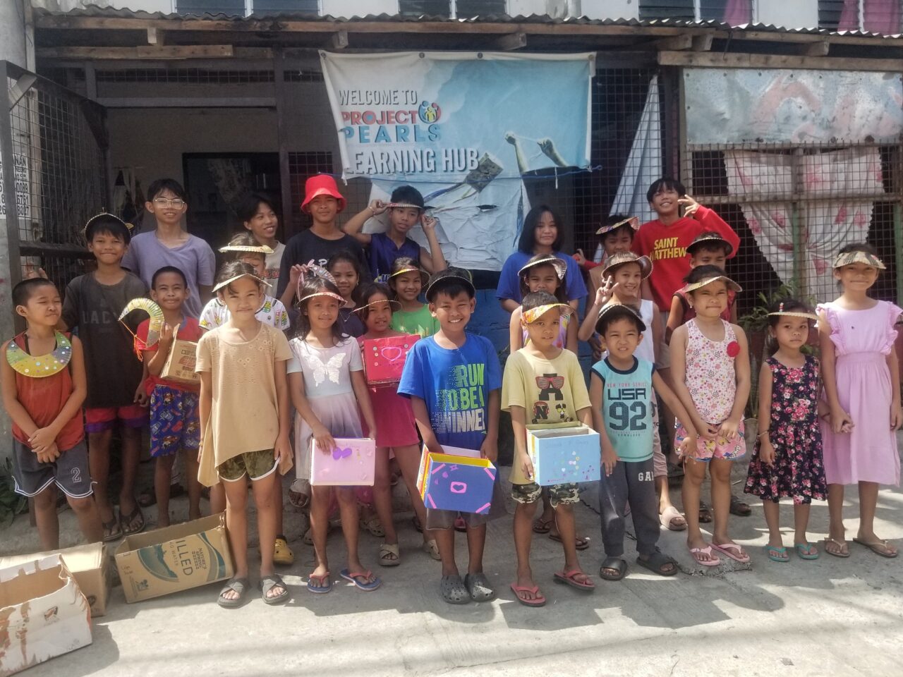 Brain Booster Activity: “Summer Paper Plate Visor” in Tondo, Bulacan ...