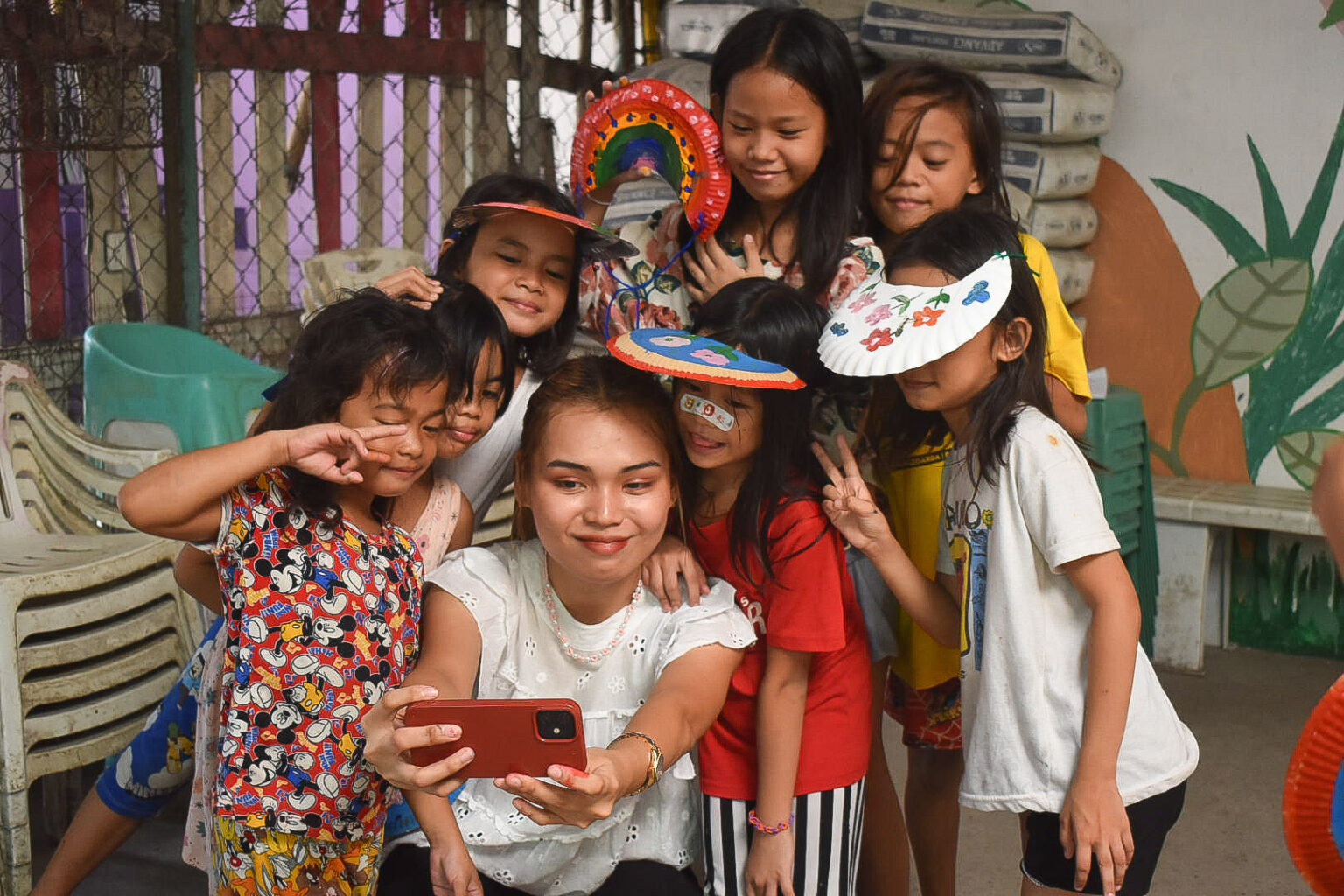 Brain Booster Activity: “Summer Paper Plate Visor” in Tondo, Bulacan ...