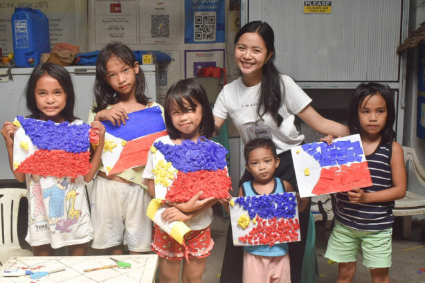 Brain Booster Activity: “3D Mosaic Philippine Flag” in Tondo, Bulacan ...