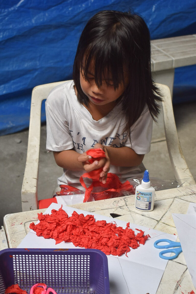 Brain Booster Activity: “3D Mosaic Philippine Flag” in Tondo, Bulacan ...