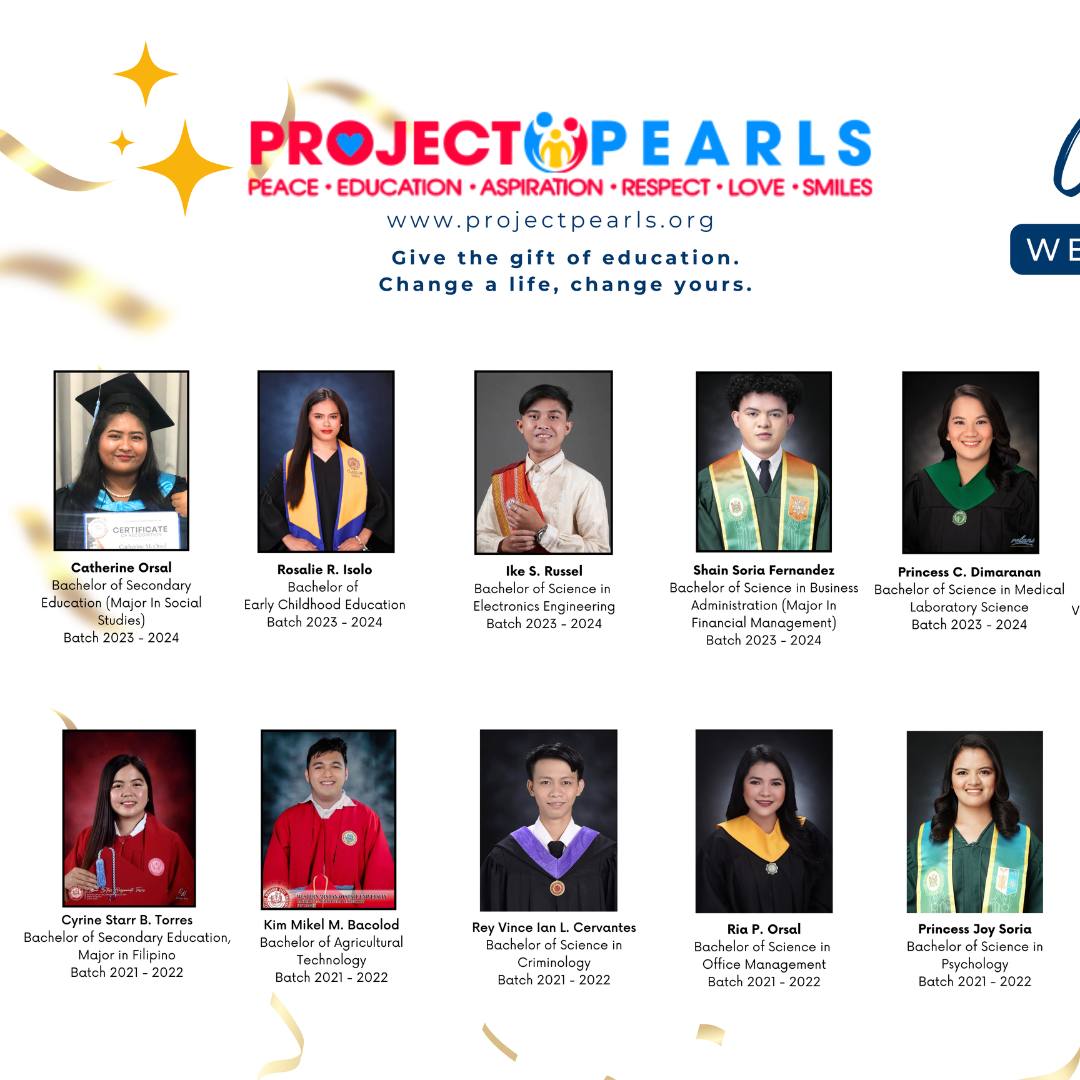 Meet the Project PEARLS Graduates! - Project PEARLS - Project PEARLS
