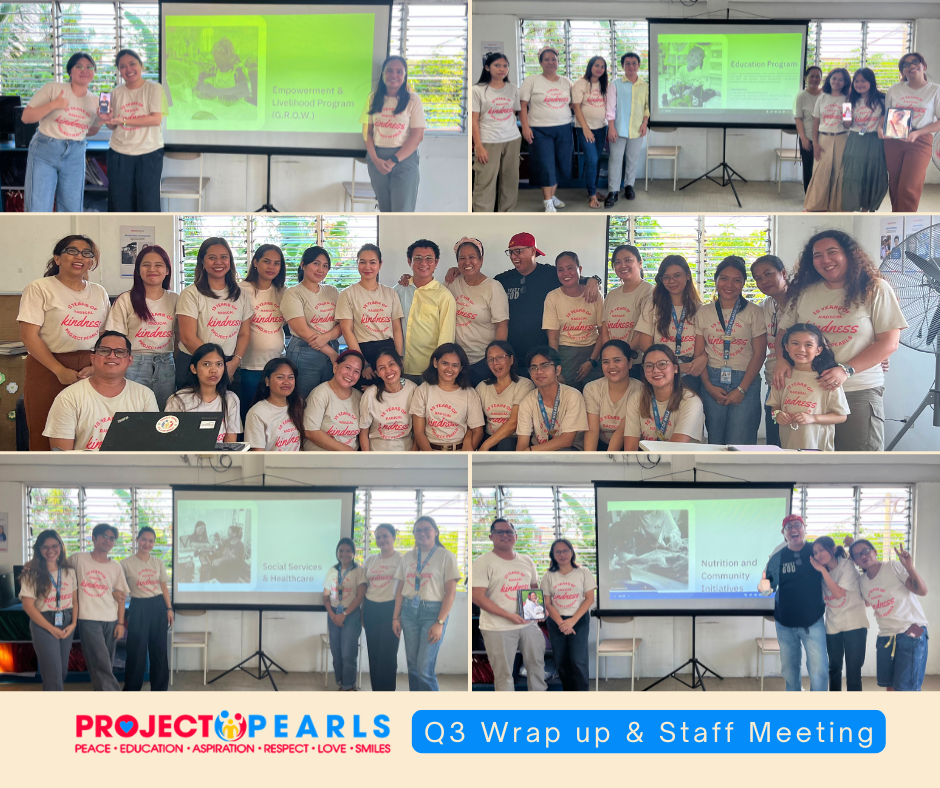 Staff Monthly Meeting and Q3 Wrap-up - Project PEARLS - Project PEARLS